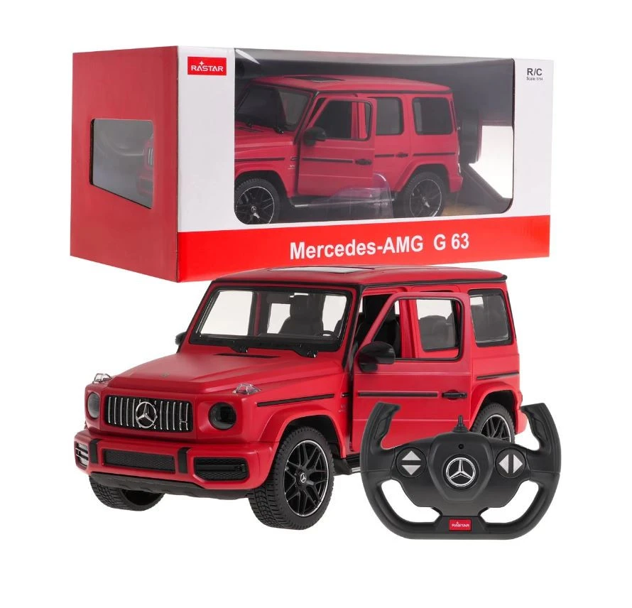 Mercedes Benz G63 távirányítós autó 1:14 méretarányban piros színben ...
